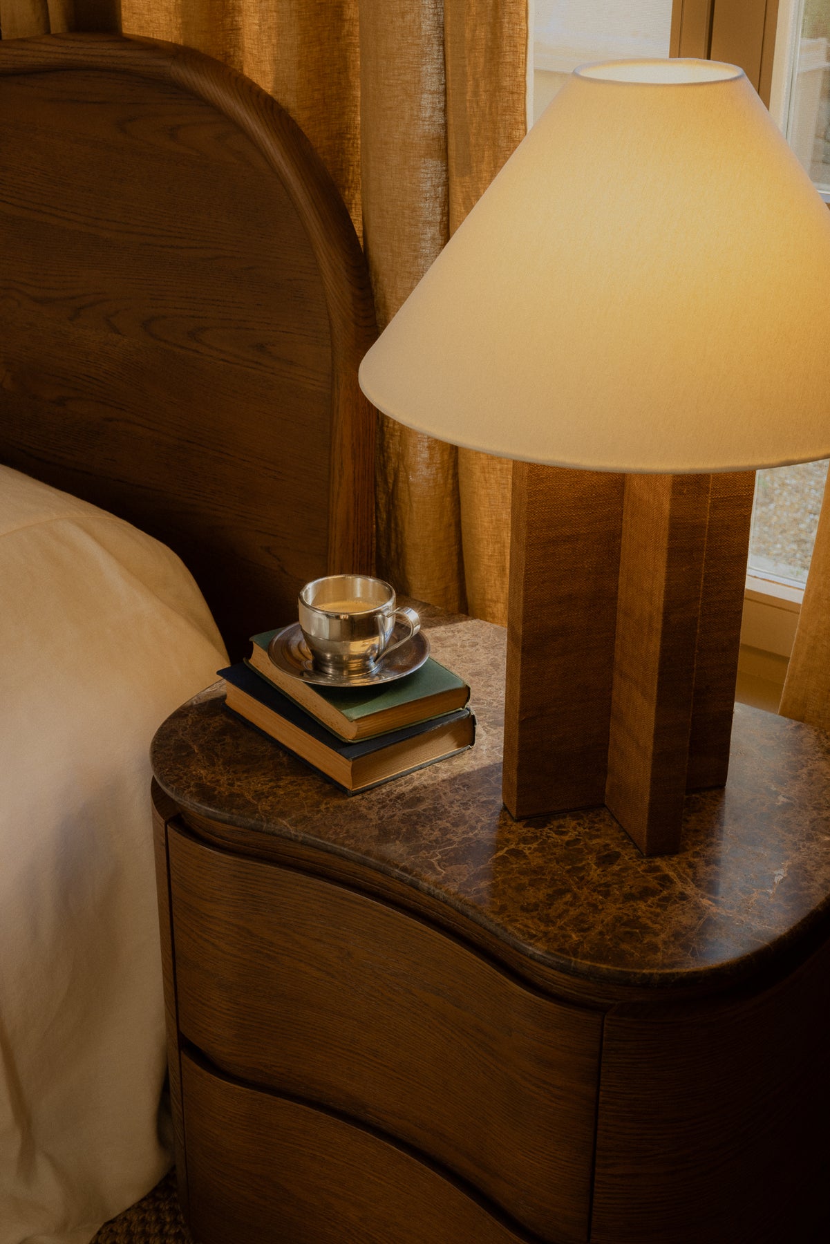 Marquis Table Lamp Pecan AUS – Rachel Donath
